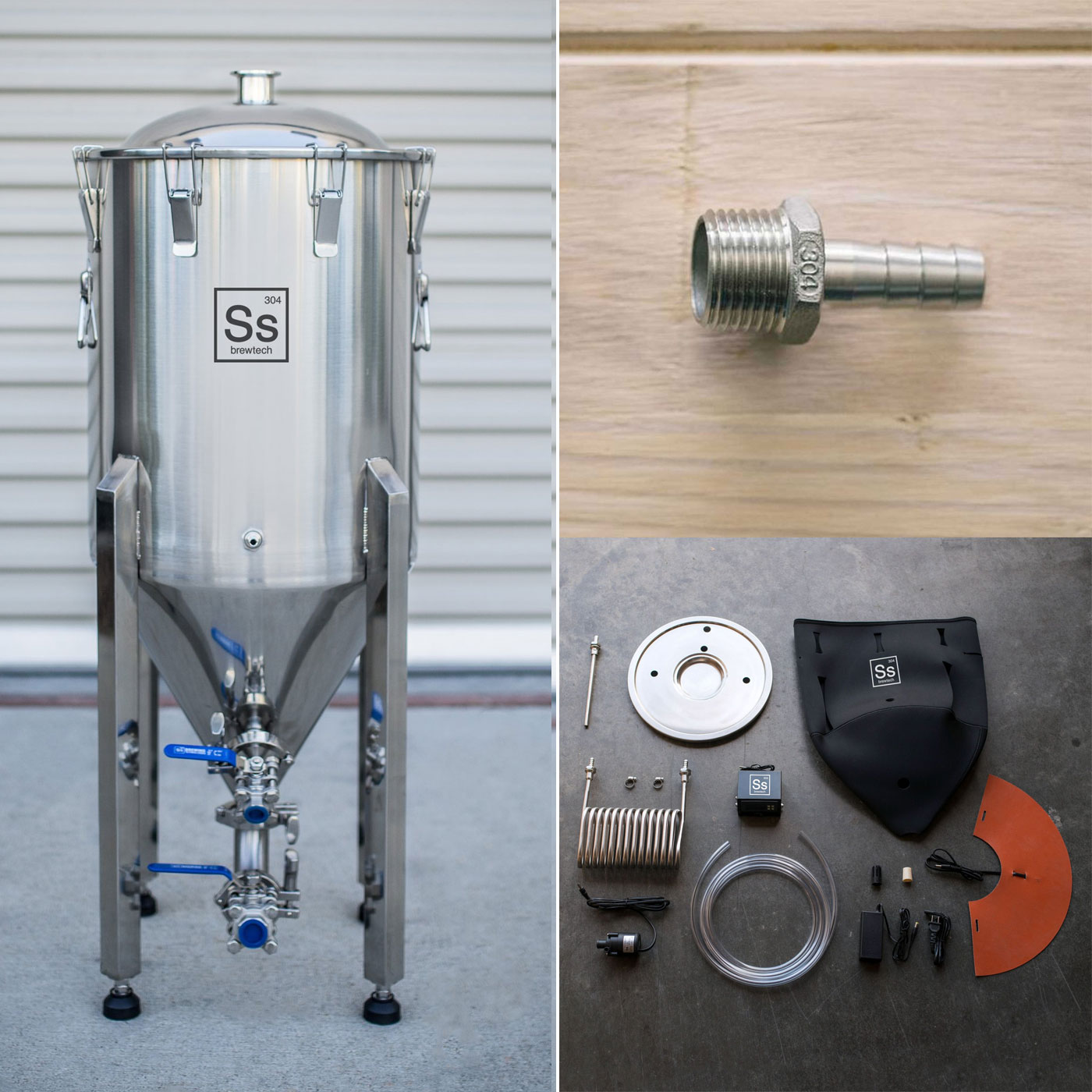 PINTA - Fermenter Ss Brewtech Chronical 14 Gal (53 lt) + FTSs Heating ...