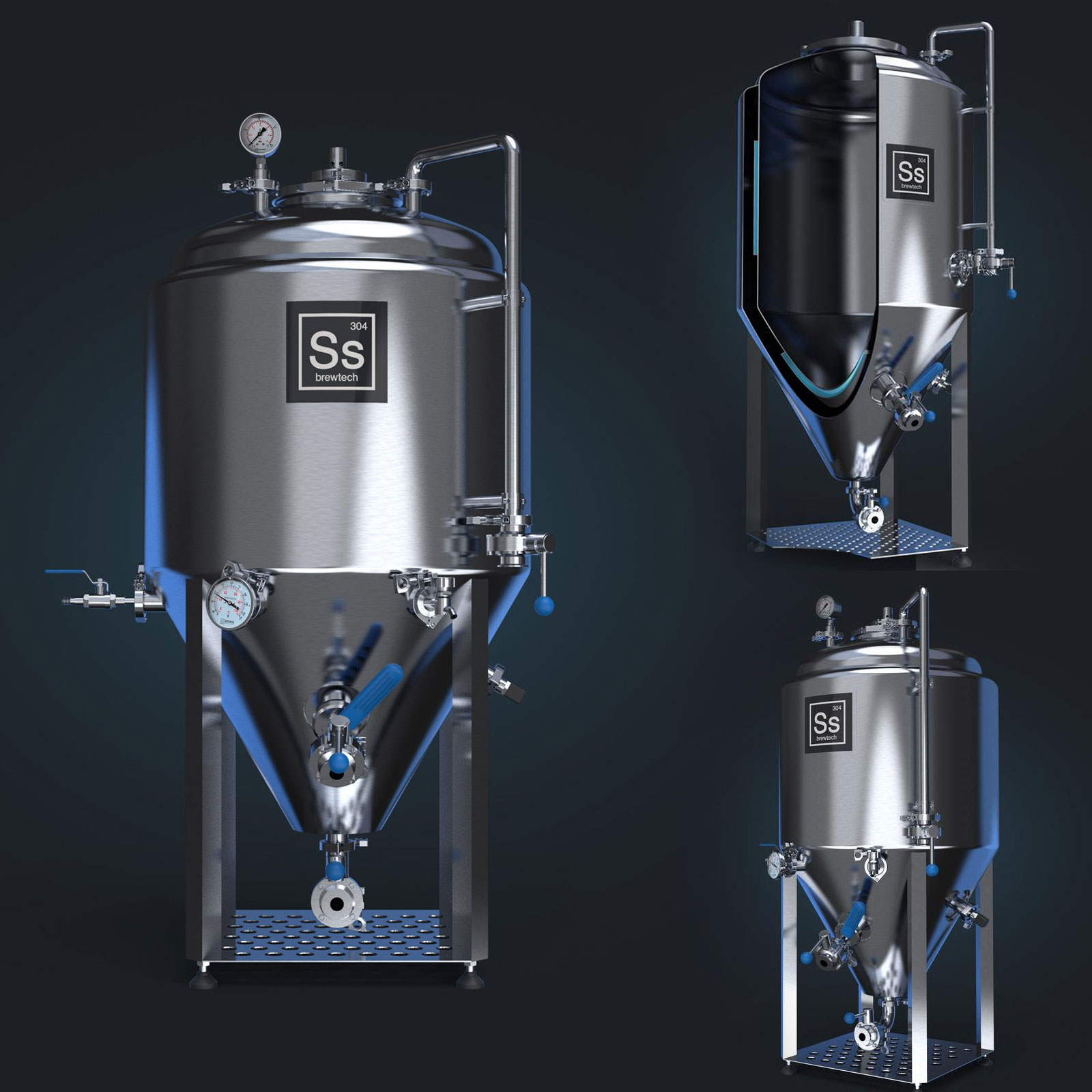 PINTA - Fermentatore Ss Brewtech conico isobarico Jacketed Ss Brewtech ...